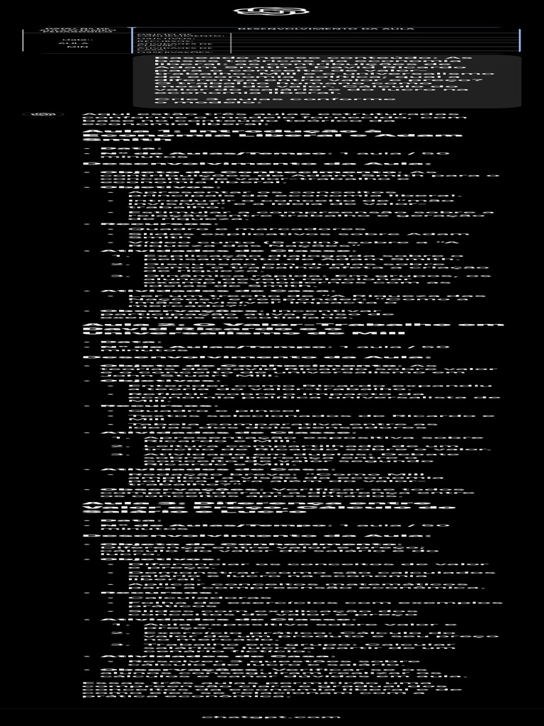 Economia Liberal e Adam Smith | PDF