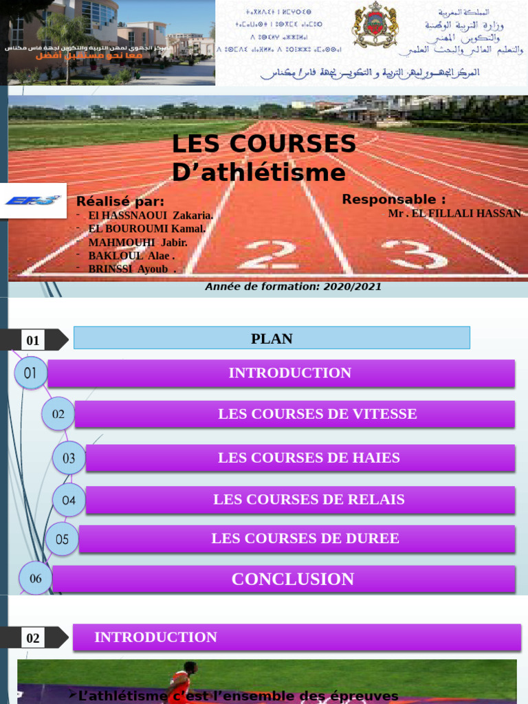 Les Courses de Vitesse en Athlétisme | PDF | Athlétisme