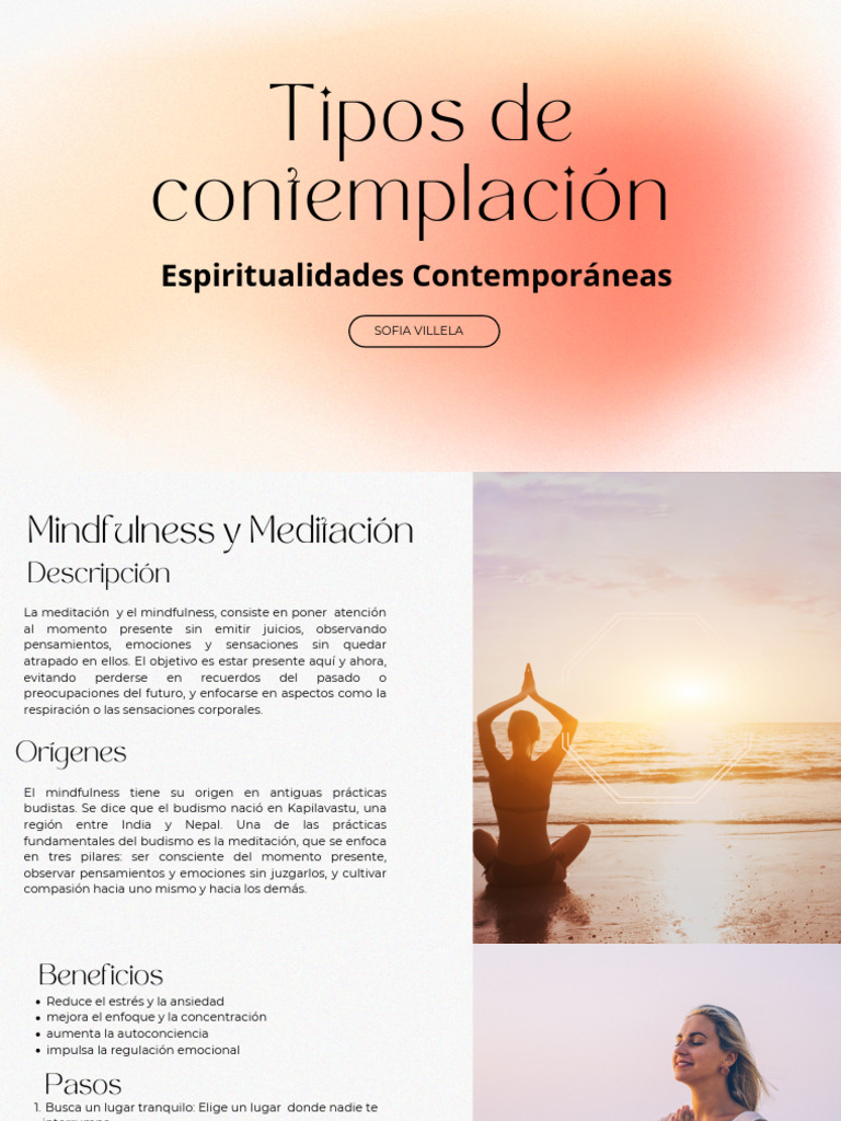 Tipos de Contemplación SVC | PDF | Lectio Divina | Sicología