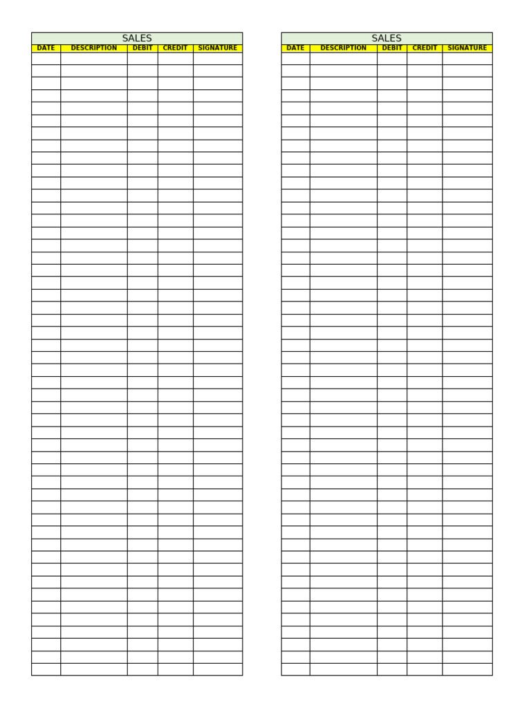 Sales Journal 2 | PDF