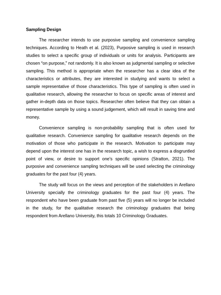 Sampling Design | PDF