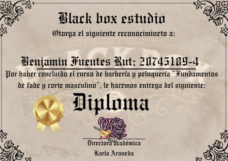 Diploma de Barbería: Fade y Corte Masculino | PDF