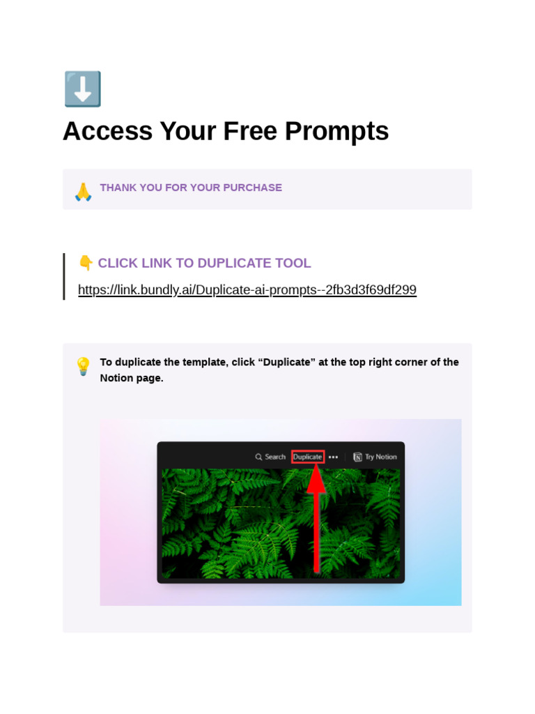 Access Your Free Prompts | PDF