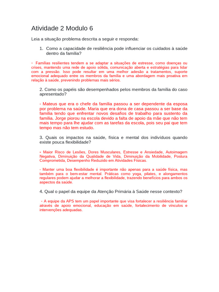 Atividade 2 Modulo 6 | PDF
