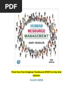Gary Dessler, Human Resources Management, Sixteenth Edition Pearson (2020) | PDF | Human ...