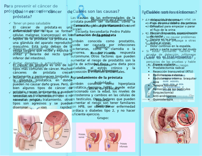 Tríptico de Física | PDF | Cáncer | Cancer de prostata