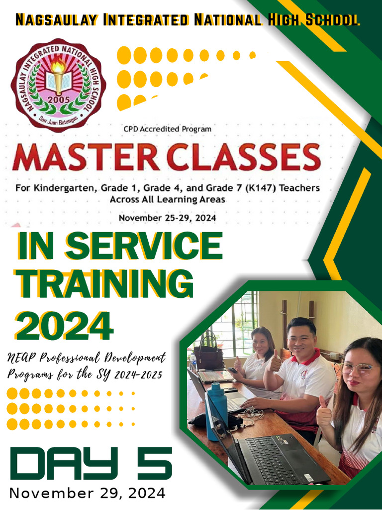 INSET-2024-Day-5-Narrative-Report (1) | PDF