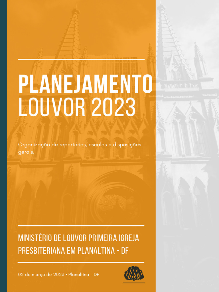 Planejamento de Louvor 2023 | PDF | Hinos | Jesus