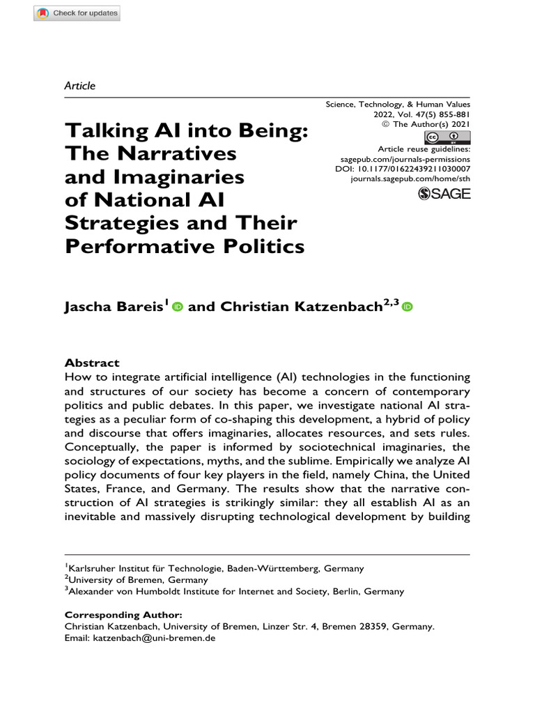 National AI Strategies Unveiled | PDF | Artificial Intelligence | Intelligence (AI) & Semantics