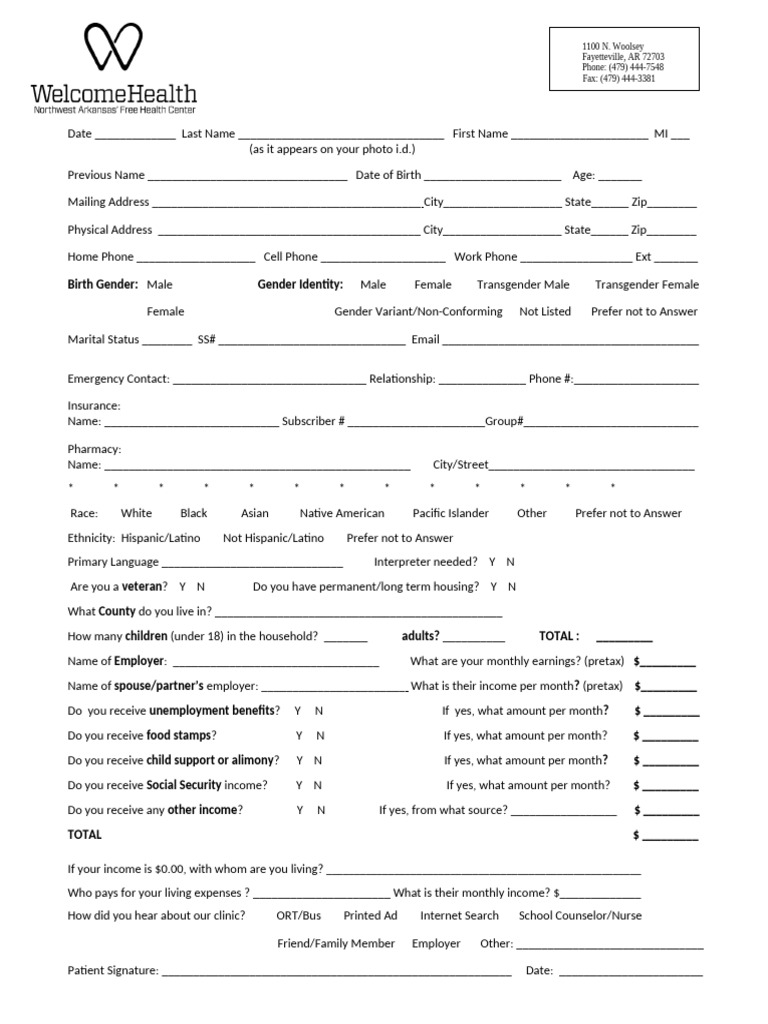 Medical Packet For Website | PDF | Medical Record | Health Insurance ...