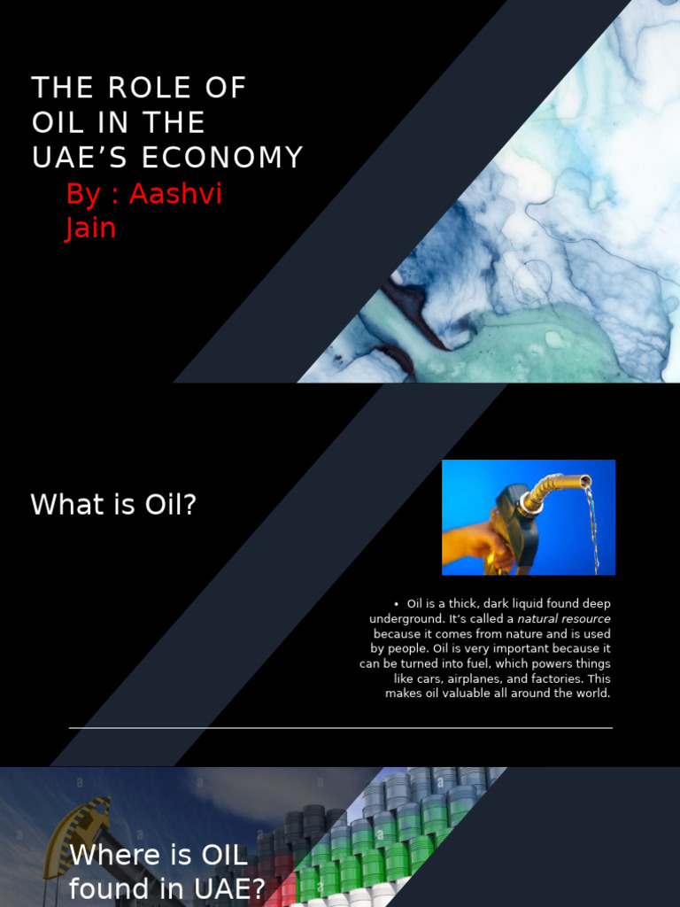 The Role of Oil in the UAE’s ECONOMY | PDF | United Arab Emirates ...