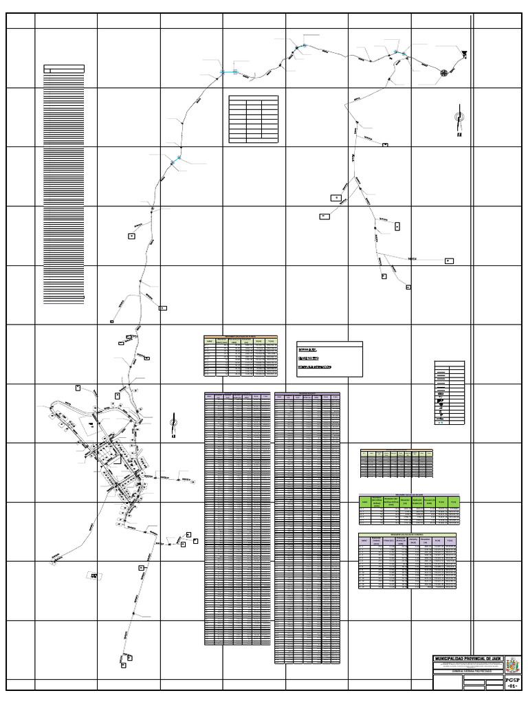 7.00 Plano General Agua Chambamontera | PDF | Materiales | Ingeniería ...
