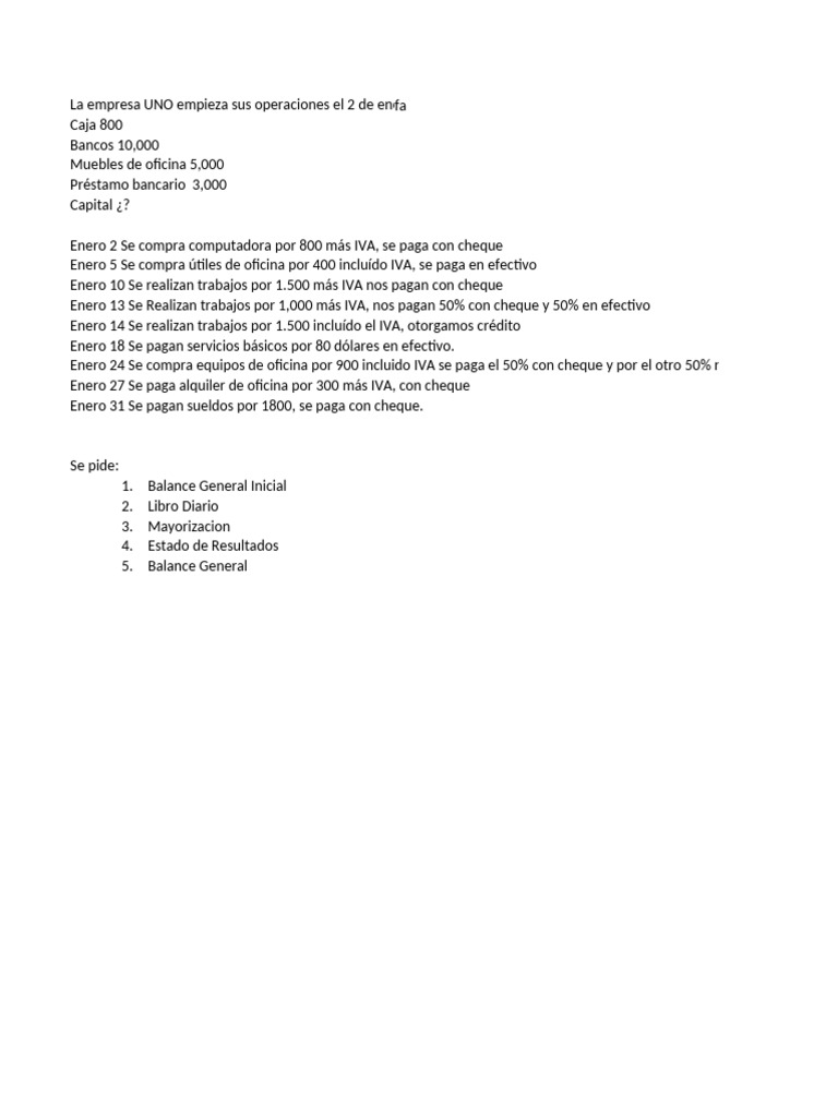 PRÁCTICA IVA - Maike Sanchez | PDF | Bancos | Servicios financieros