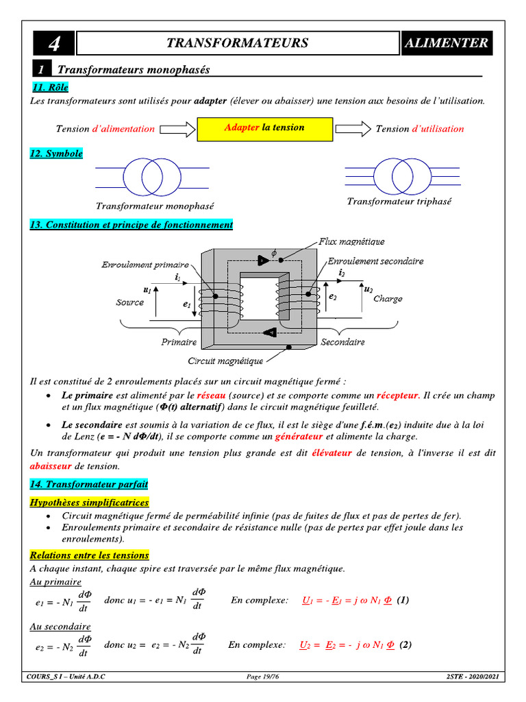 Transformateur 3 phasé | PDF