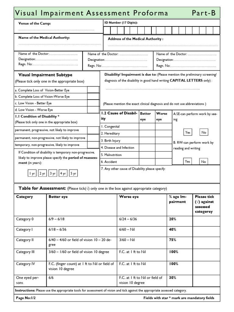Visual Impairment | PDF | Visual Impairment | Human Diseases And Disorders