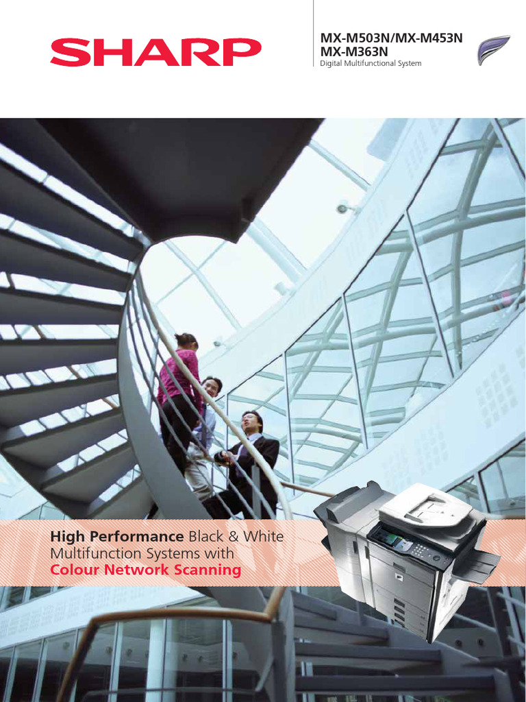 Sharp Mx m503n Copier Brochure | PDF | Fax | Computer Network
