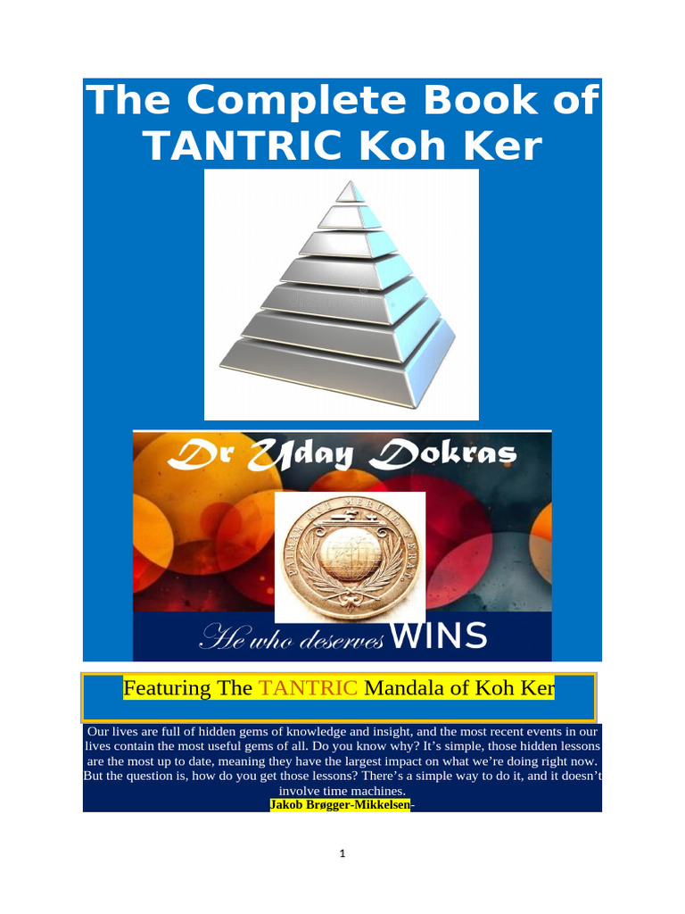 The Complete Book of Tantric KOH KER | PDF | Tantra