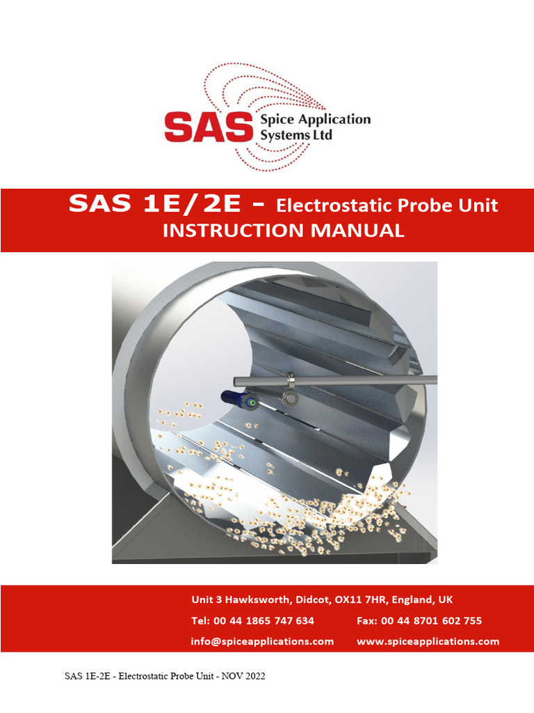 SAS 1E 2E Electrostatic Probe Unit NOV 2022 | PDF | Electrical ...