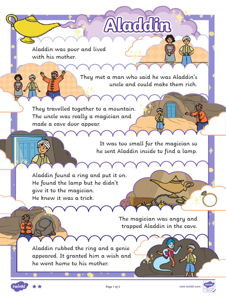 Reading - Aladdin | PDF | Magician (Fantasy)