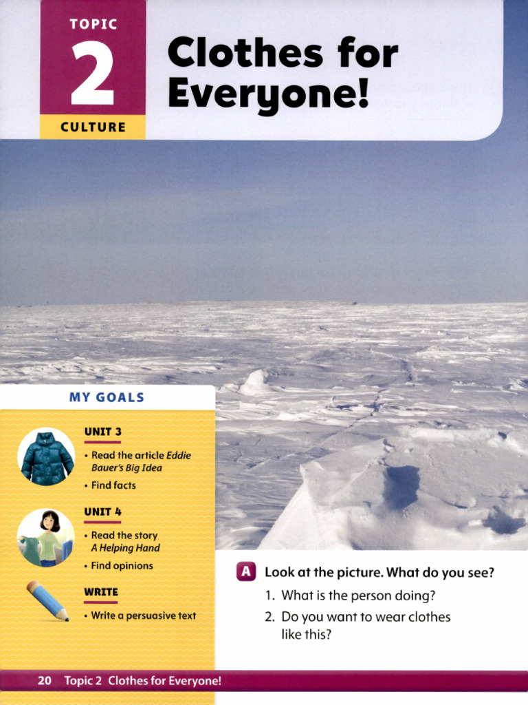 Reading and Writing - Clothes | PDF