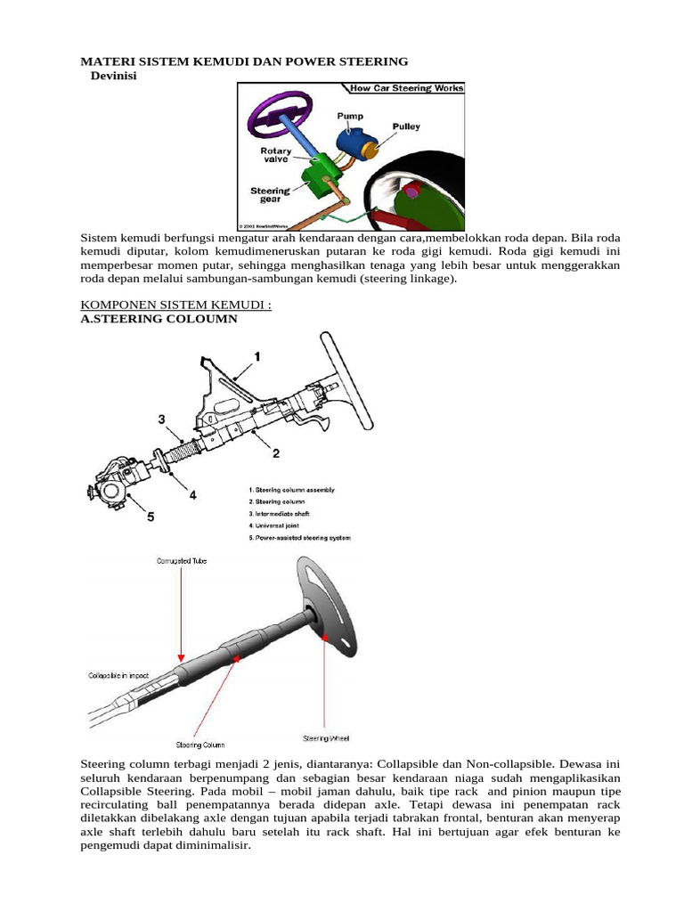 5. Modul Kemudi Dan Power Steering | PDF