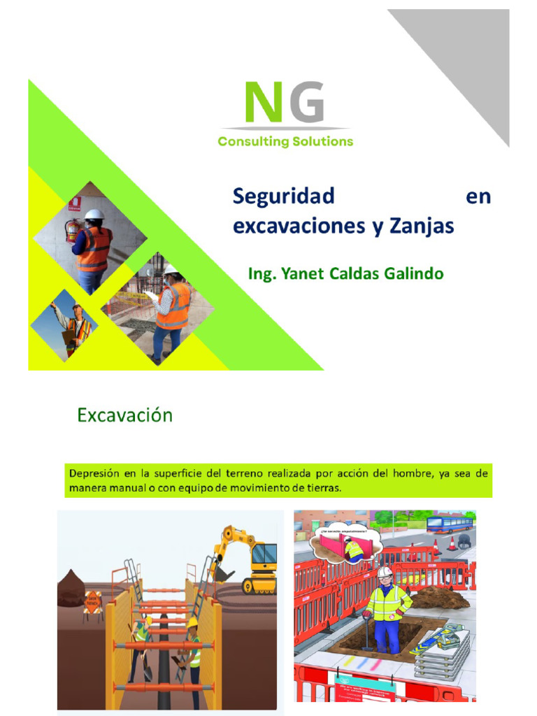 EXCAVACIÓN Y ZANJAS | PDF