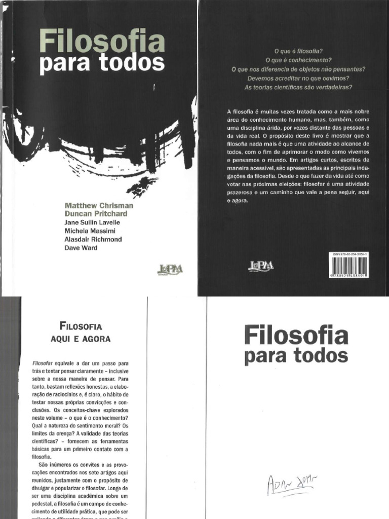 Matthew Chrisman, Duncan Pritchard - Filosofia para todos-L&PM (2019) | PDF