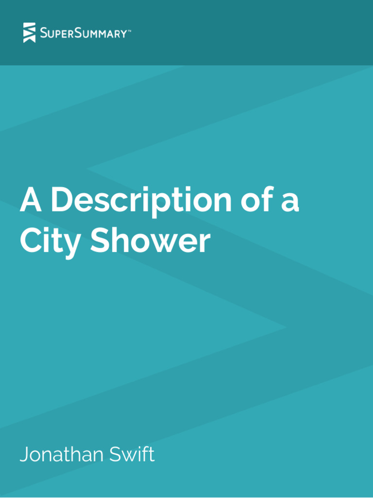 A Description of a City Shower - SuperSummary Study Guide | PDF | Metre ...