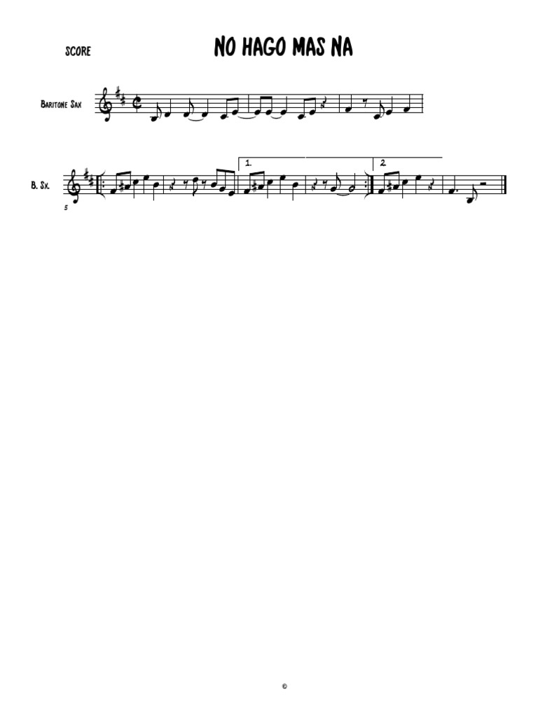 No Hago Mas Na | PDF