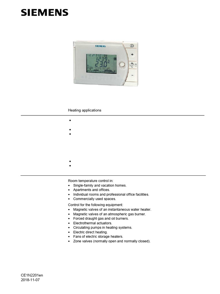 REV13_Siemens_Manual | PDF | Clock | Radio