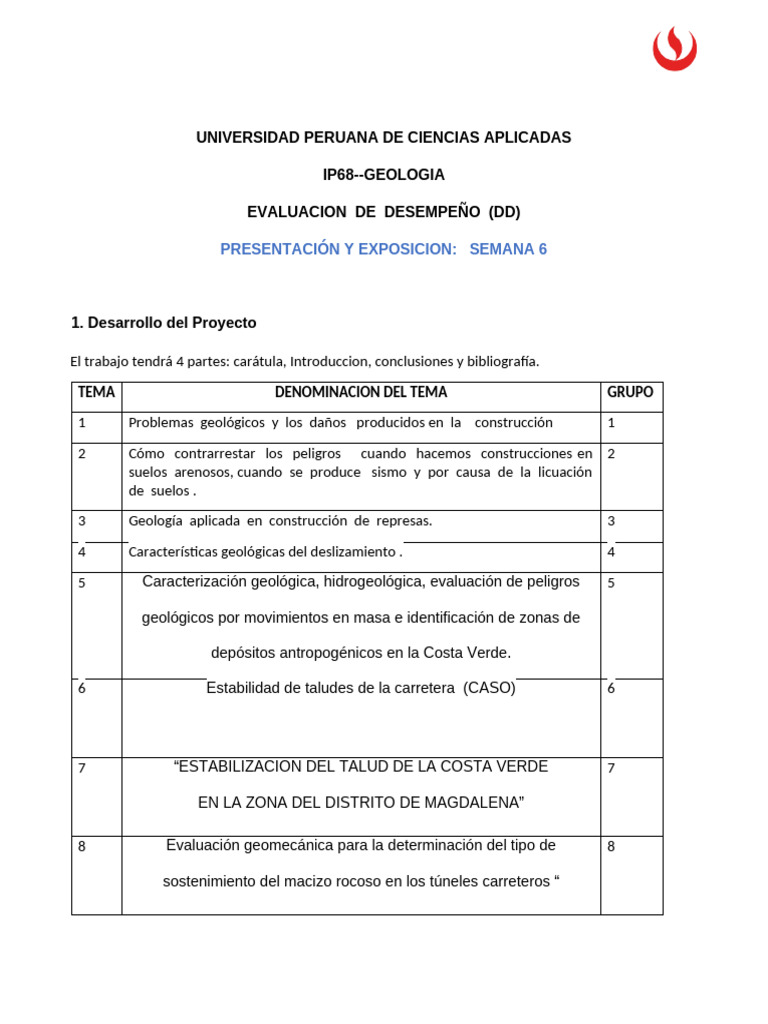 Evaluación Geológica en Construcción | PDF