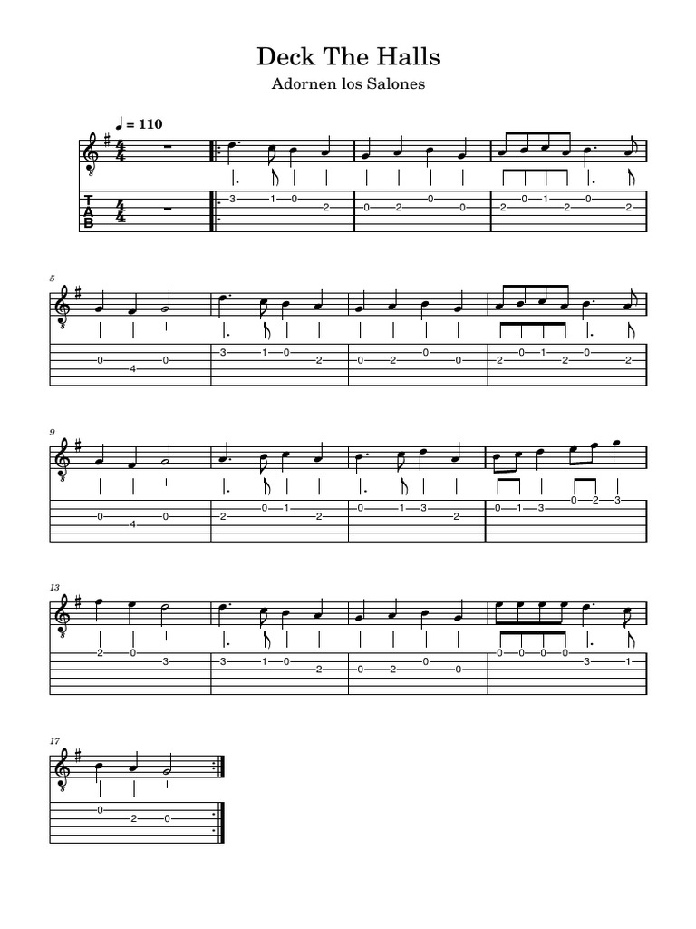 Deck The Halls | PDF