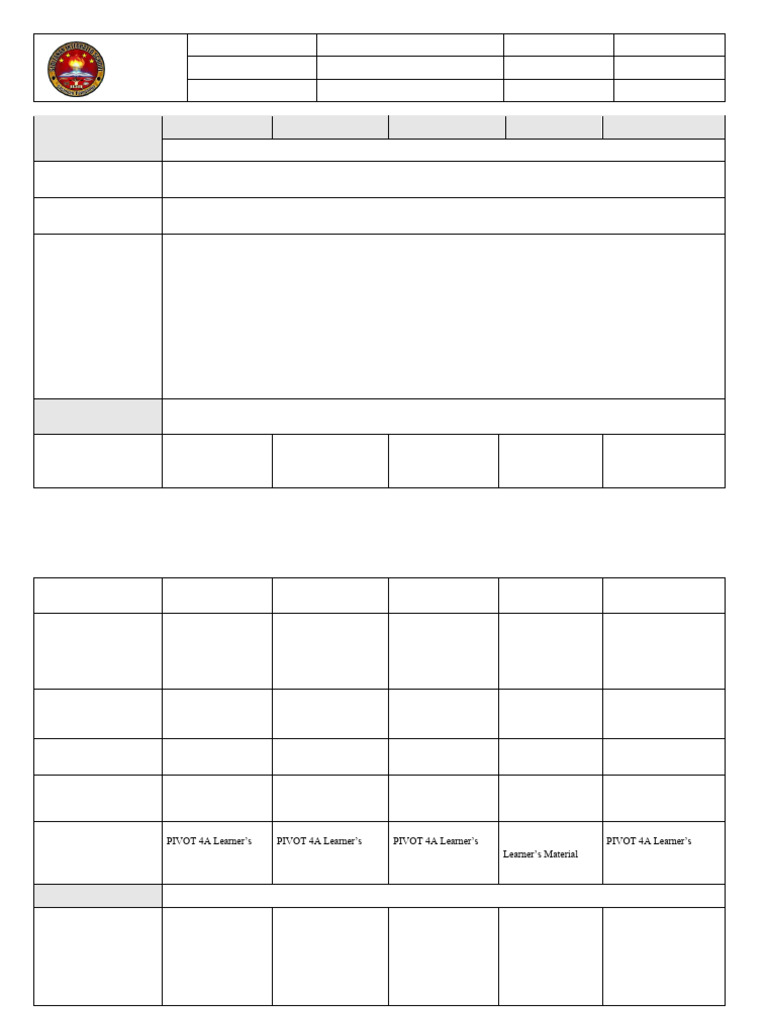 DLL Esp 9 Week 5 | PDF