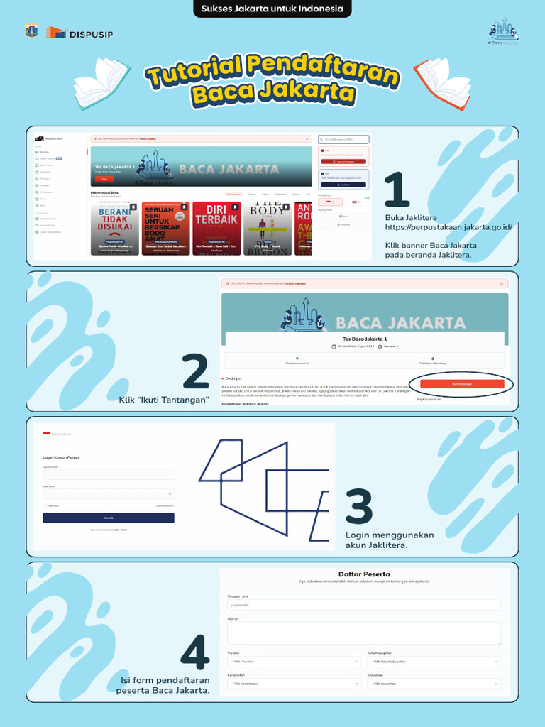Cara Login dan Ikuti Baca Jakarta | PDF