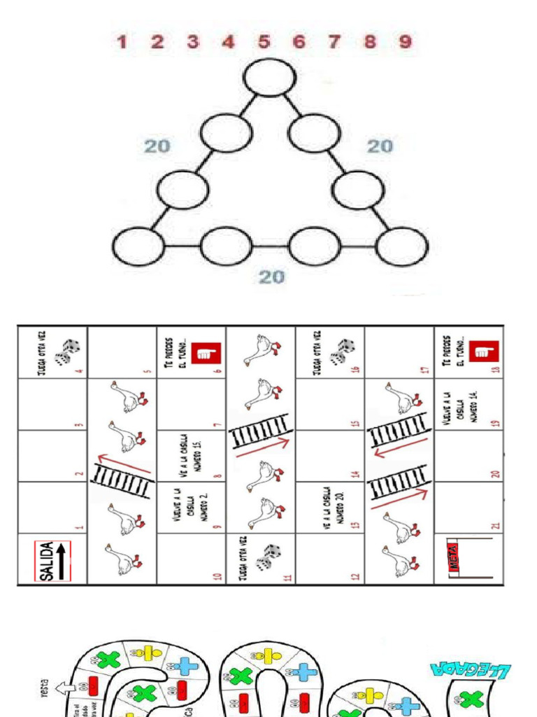 Tablero para Juegos Matematicos | PDF
