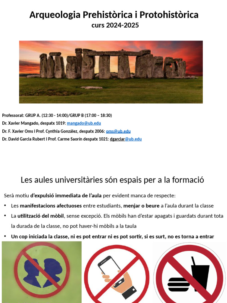 Tema 0 Presentació Assignatura - 2024 | PDF