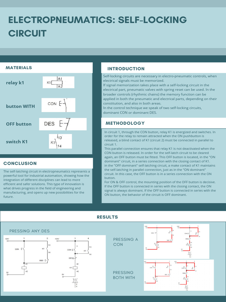 Circuito de Autorretención | PDF | Relay | Electrical Components