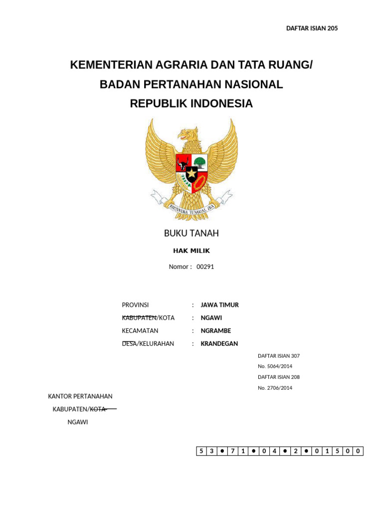 Buku Tanah Waris | PDF