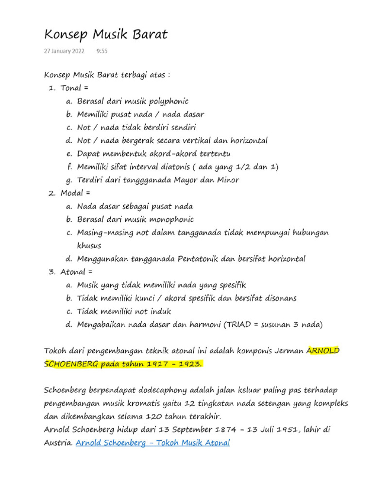 Ambitus SATB secara garis besar | PDF