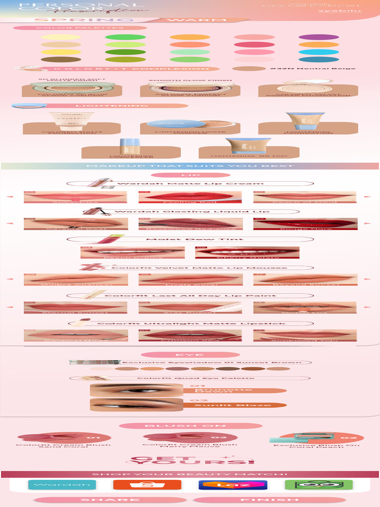 Kiara Wardah Personal Color | PDF