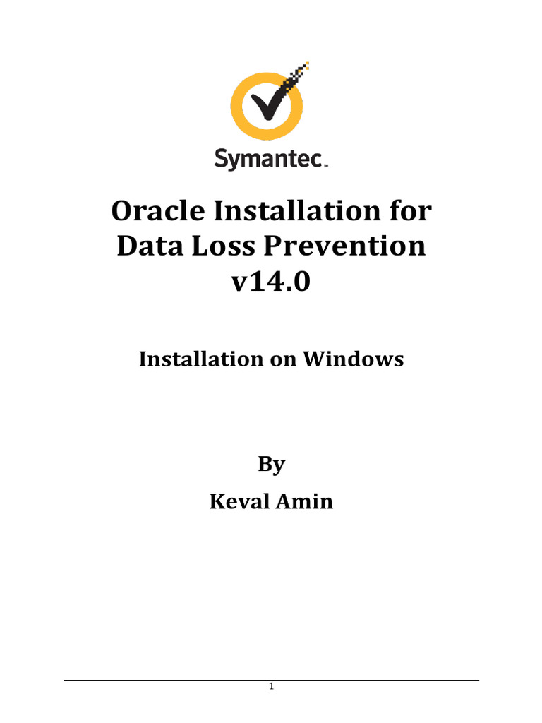Oracle Setup for DLP on Windows | PDF | Port (Computer Networking ...