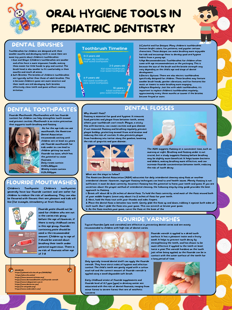 Oral Hygiene Tools in Pediatric Dentistry | PDF | Oral Hygiene | Toothbrush