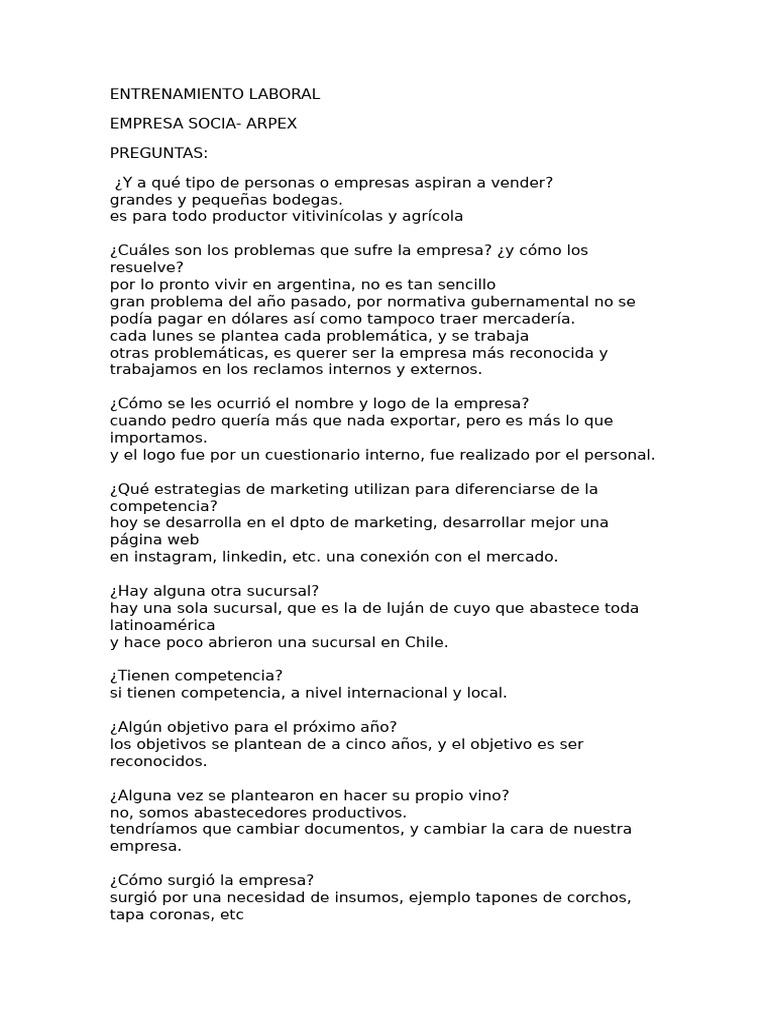 Empresa Socia - Arpex | PDF | Calidad (comercial) | Business