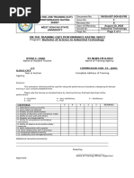 OJT Performance Evaluation Form | PDF