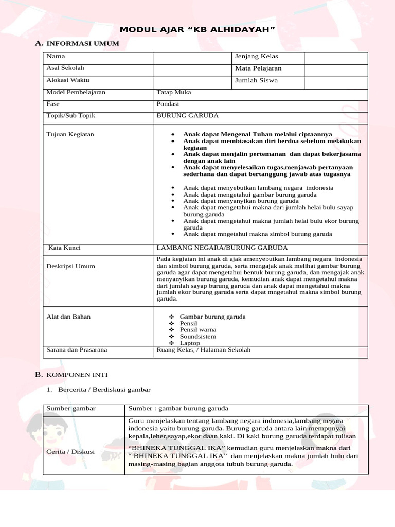 RPPH Burung Garuda | PDF