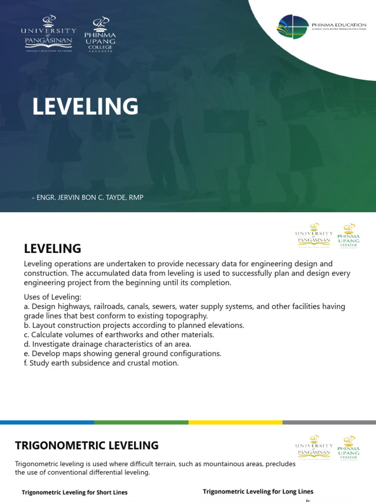 CIE 112 - LEVELING | PDF | Metrology