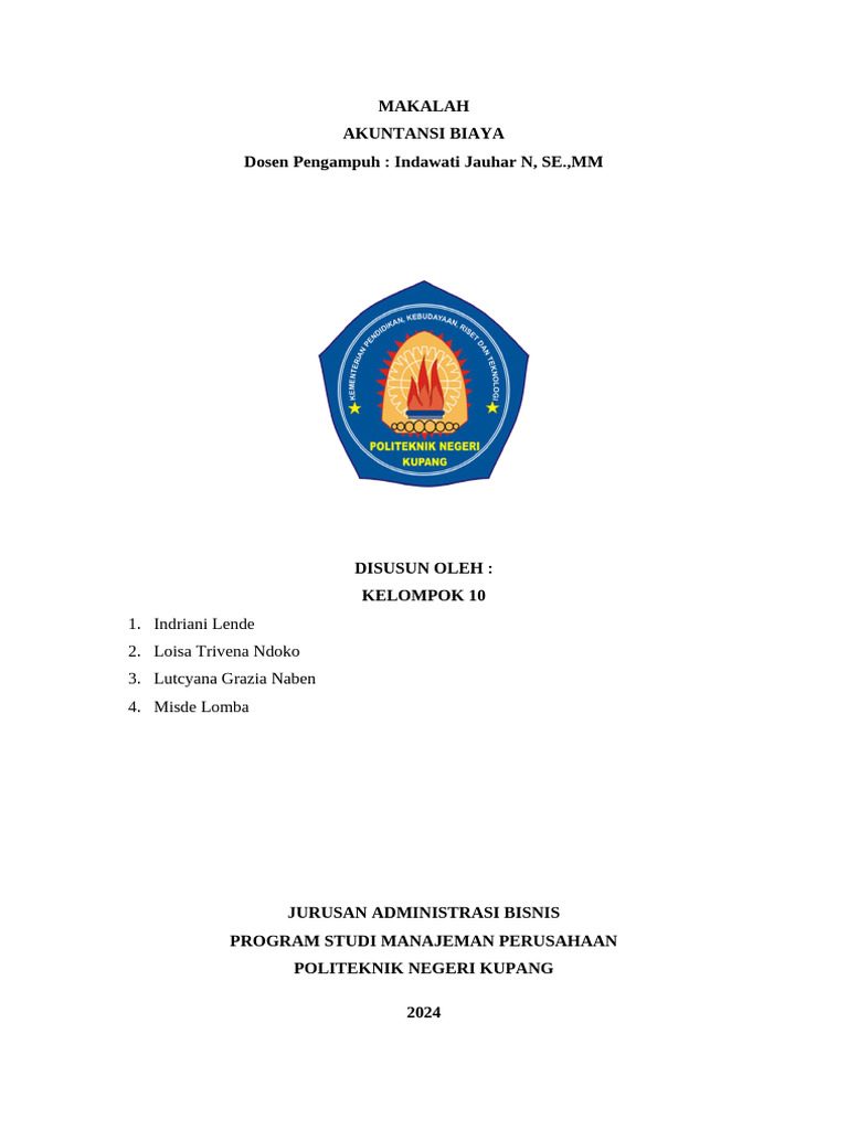 Makalah ABC. Kel 10 | PDF