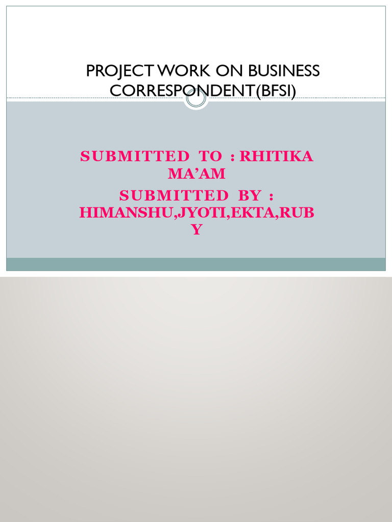 BFSI Project | PDF | Banks | Insurance