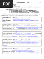 Amoeba Sisters Mutations Recap Guide | PDF | Genetic Code | Point Mutation