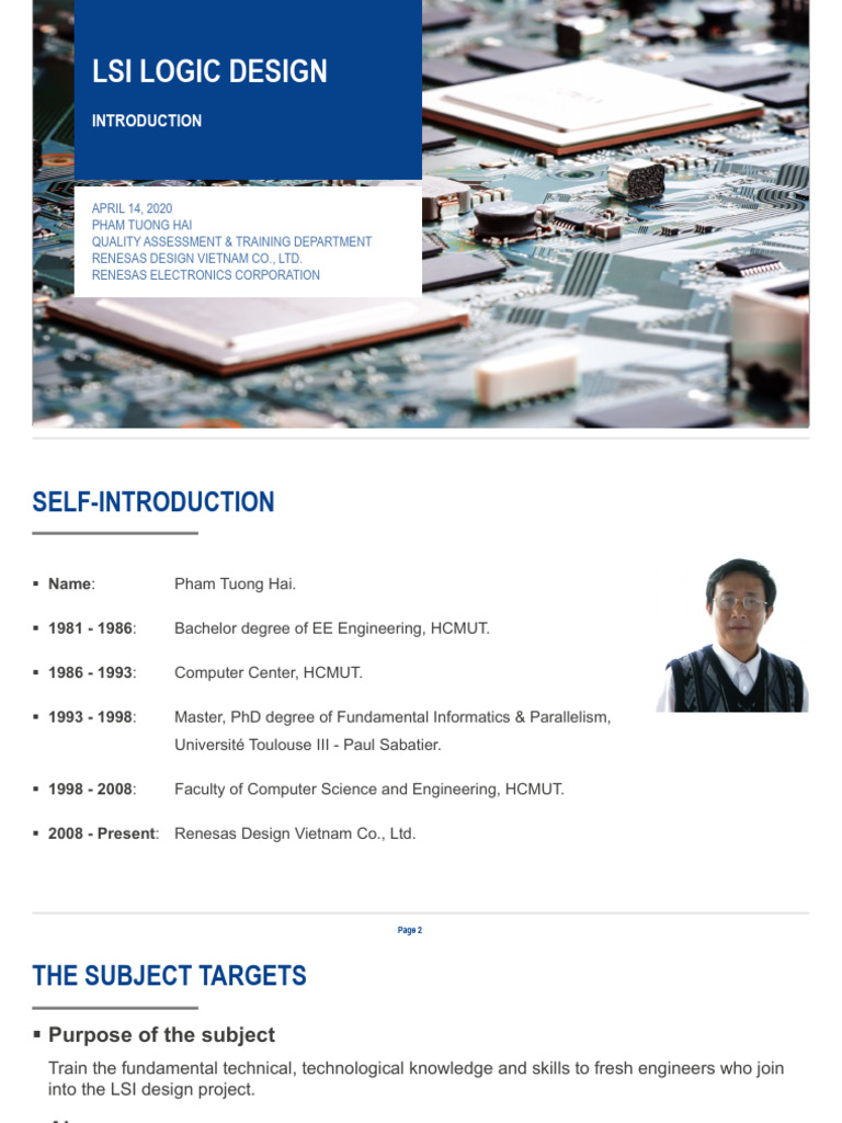 LSI Logic Design Introduction | PDF | Logic Synthesis | Integrated Circuit